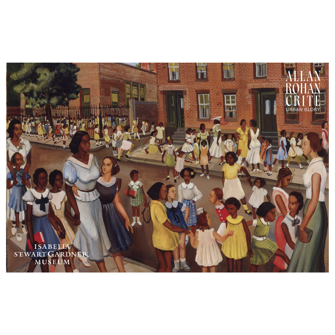 Allan Rohan Crite: Urban Glory Exhibition Poster – Gift at the Gardner
